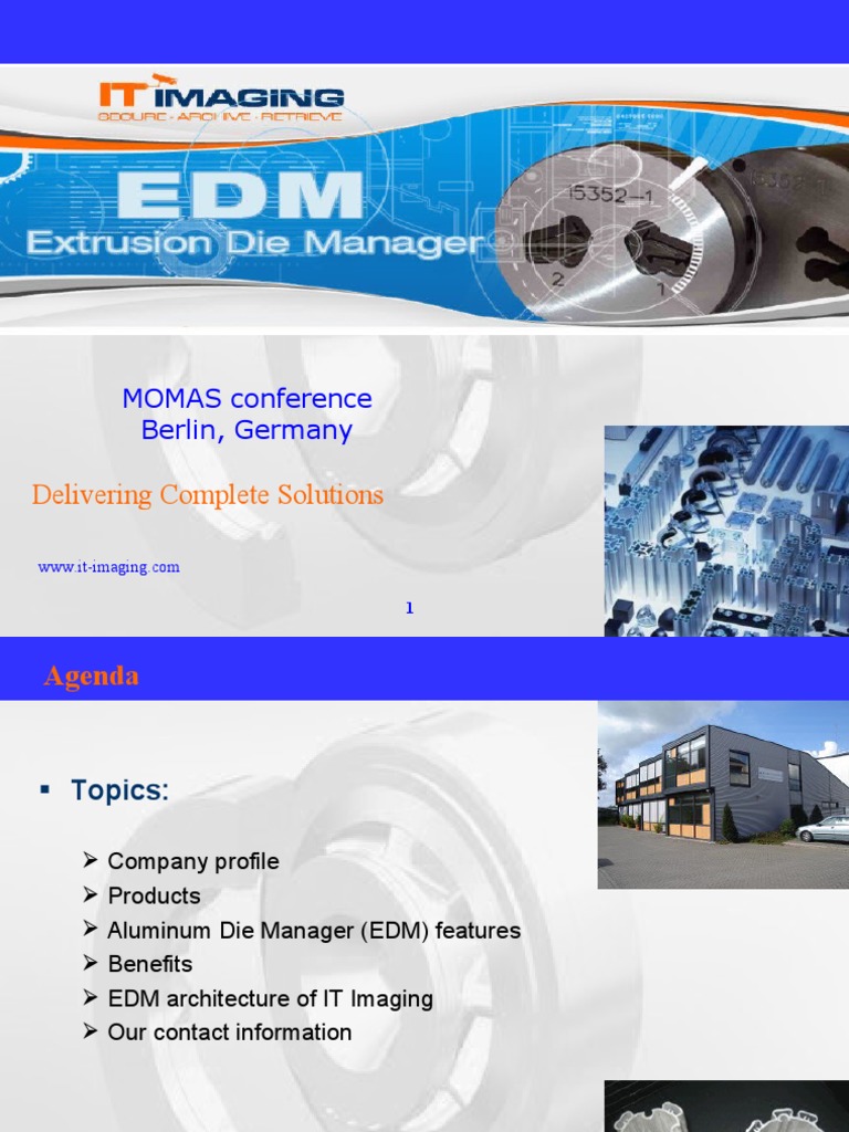EDM Presentation Overview | PDF | Databases | Building Materials