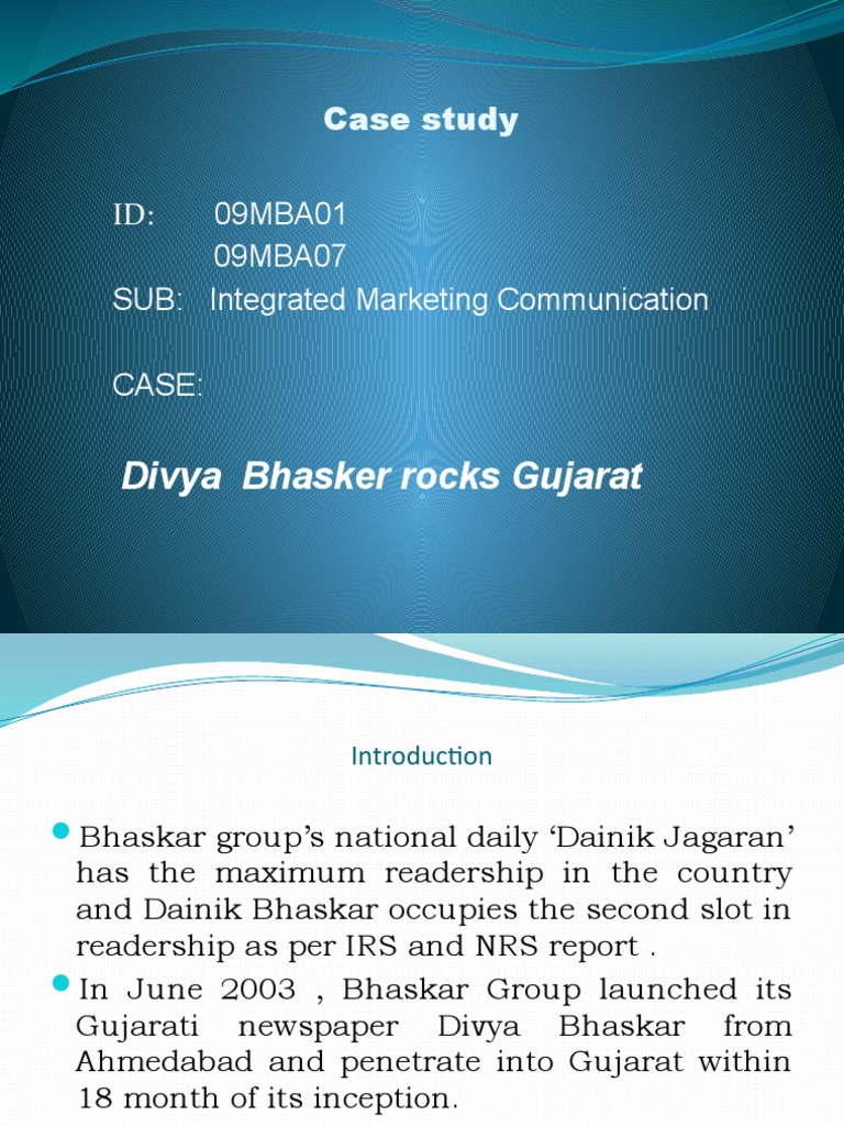 Case Study Imc | Download Free PDF | Newspaper Publishing | Microeconomics