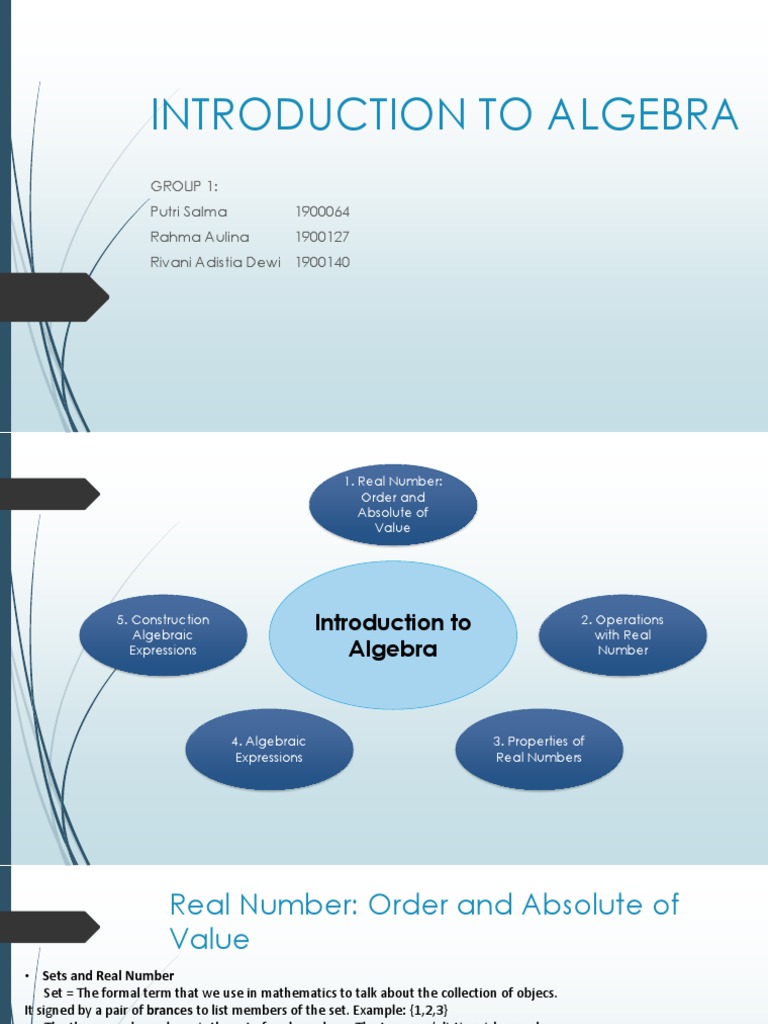 PD.1.Introduction To Algebra | PDF | Numbers | Division (Mathematics)