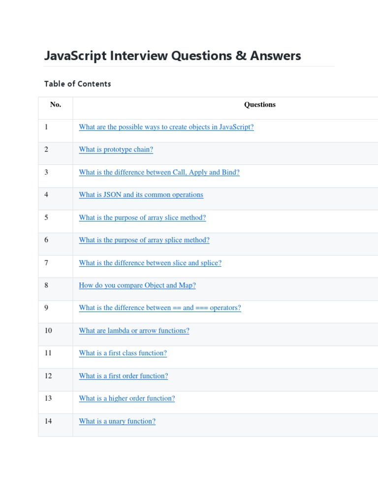 JavaScript Interview Questions | PDF | Http Cookie | Scope (Computer Science)