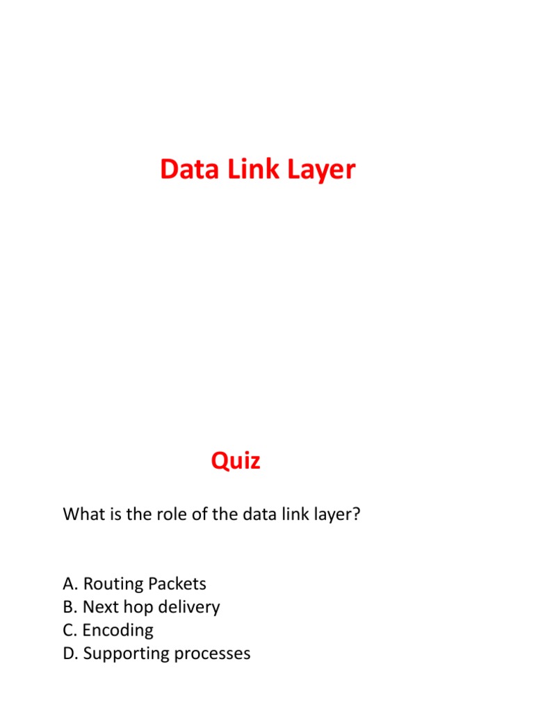 Data Link Layer Pdf Transmission Control Protocol Error Detection And Correction