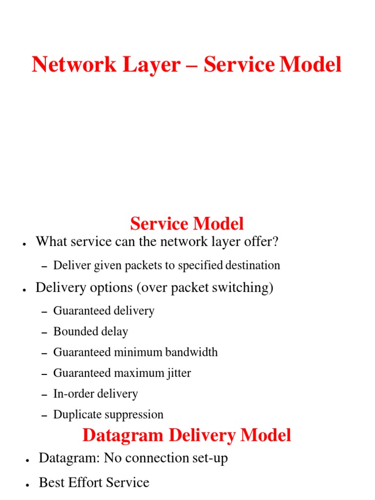 Network Layer | PDF | Routing | Router (Computing)