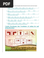Kosakata Giving Directions Dalam Bahasa Inggris | PDF