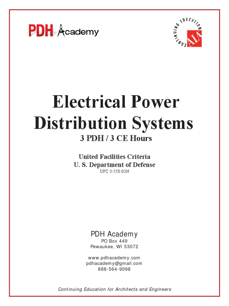 Electrial Power Distribution Systems | PDF | Electrical Substation ...
