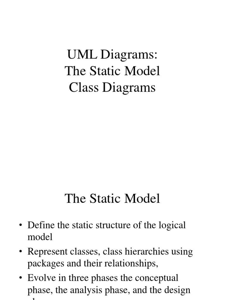 Class Diagrams | PDF | Class (Computer Programming) | Use Case