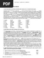 Q1 Summative Test 1 Needlecraft G 9 | PDF | Embroidery | Needlework