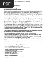 Cambridge IGCSE (KS3) Grade 8 Reading Comprehension 2 | PDF | Nicholas ...