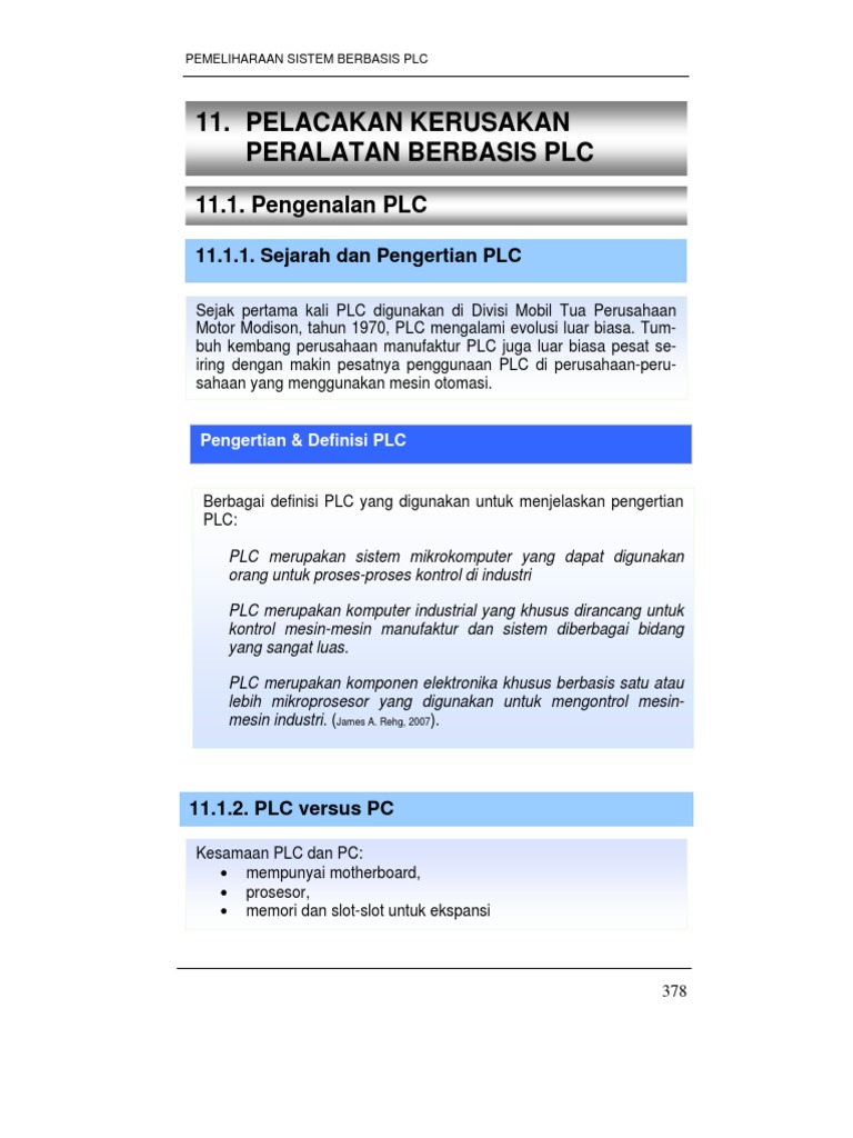 07a - Pengenalan PLC Untuk P3M | PDF