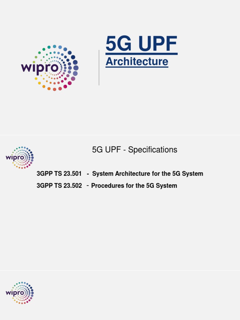5G UPF Architecture and Specifications | PDF | Network Interface ...