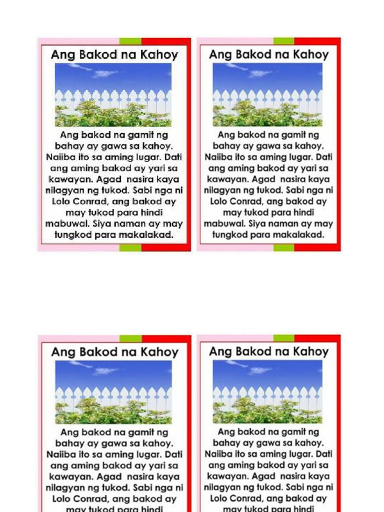 Tagalog Story Grade 6 | PDF