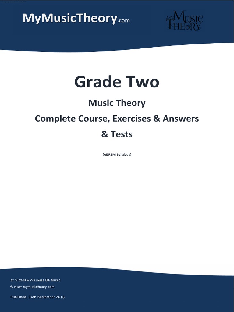 Grade 2 Course and Exercises Complete 260916 PDF | PDF | Scale (Music ...