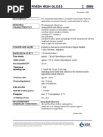 SIGMADUR 550: Durable Polyurethane Finish | PDF | Paint | Varnish