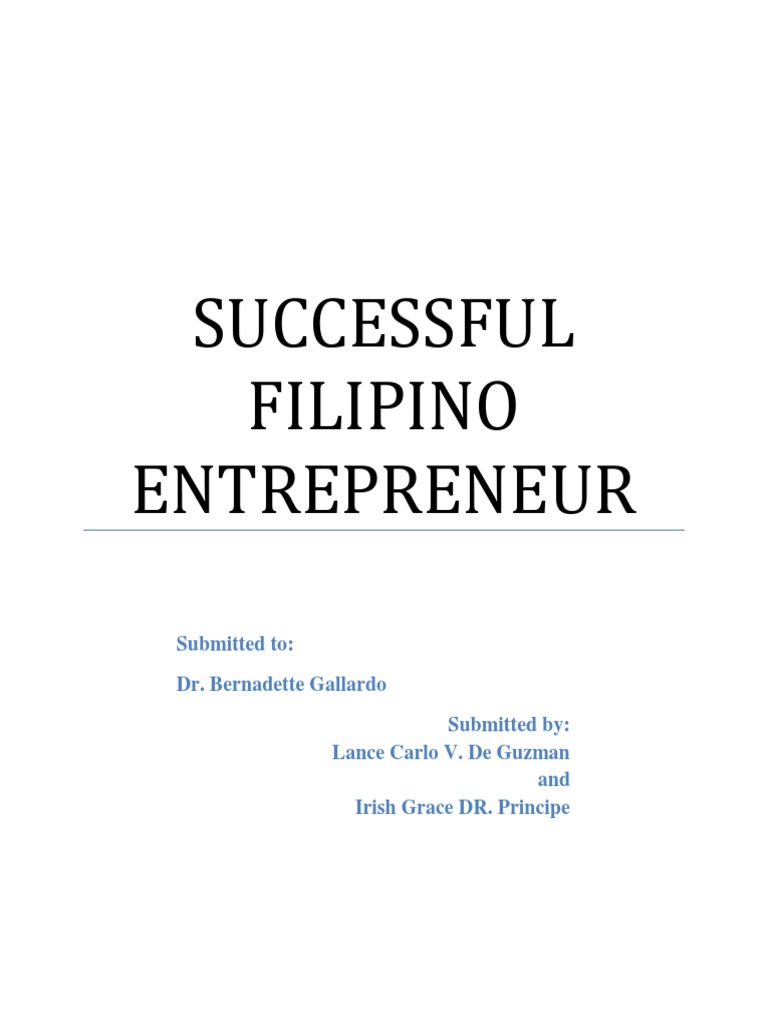 Bernie Liu | PDF | Entrepreneurship | Business