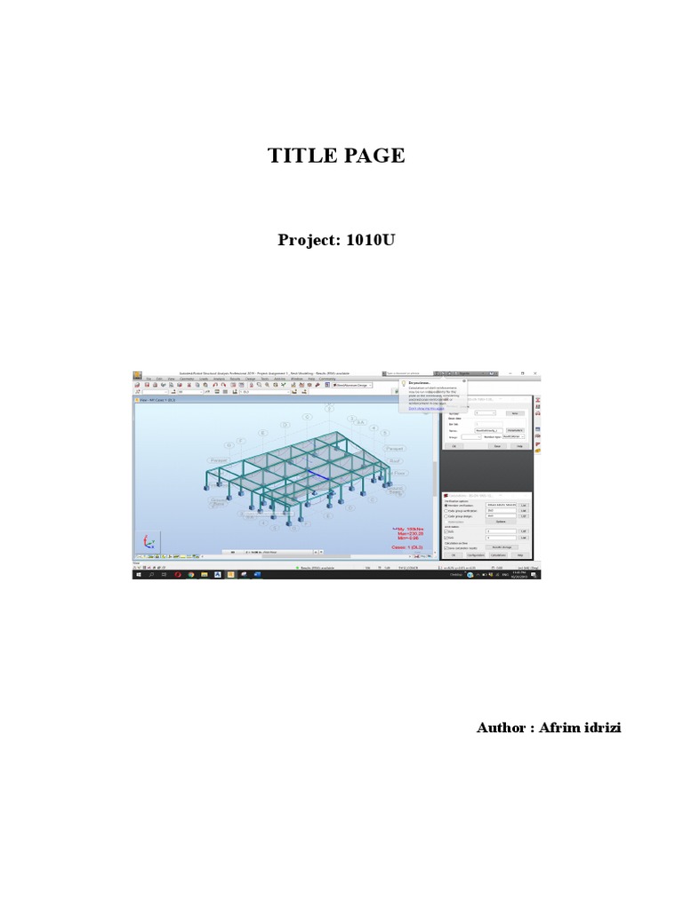 Structural Report | PDF | Autodesk Revit | Civil Engineering