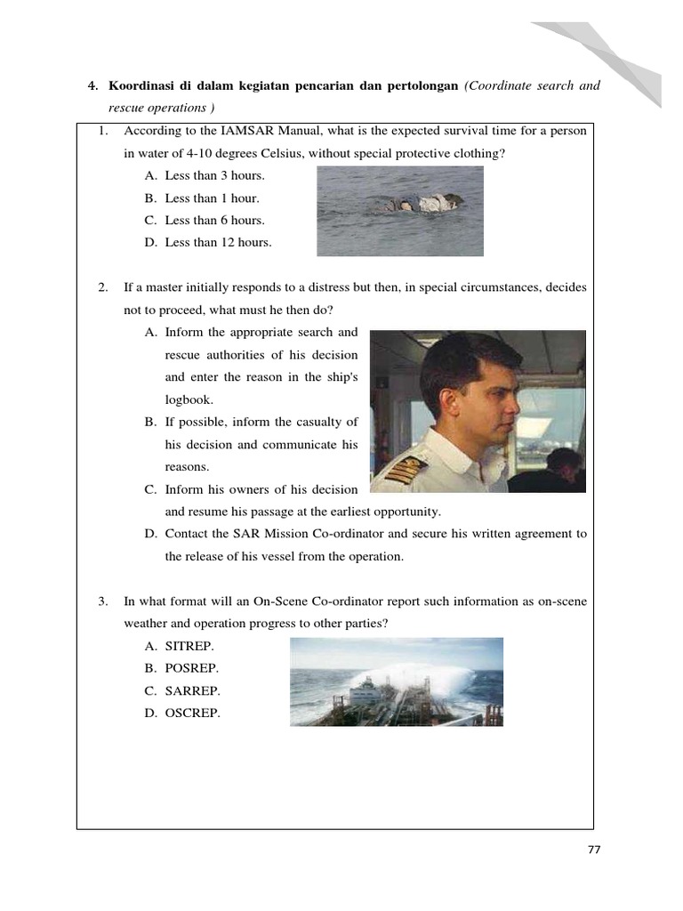 Coordinate Search and Rescue Operations 90-115 PDF | PDF | Search And ...