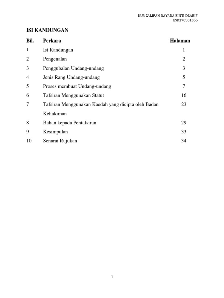 JENIS RANG UNDANG-UNDANG | PDF