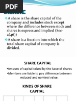 Shares and Share Capital | PDF | Preferred Stock | Dividend
