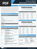 Salesforce Query Search Optimization Developer Cheatsheet | PDF | Database Index | Salesforce.Com