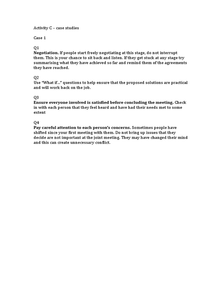 Strategies for Effective Communication, Conflict Resolution, and ...