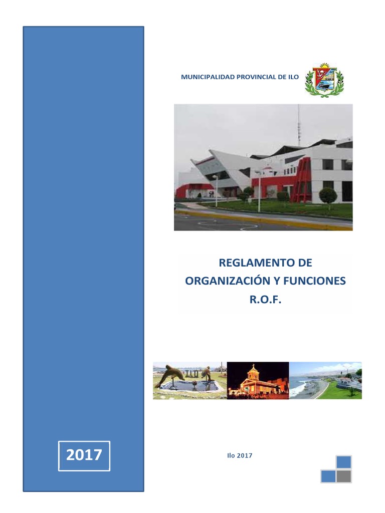 ROF REGLAMENTO DE ORGANIZACION Y FUNCIONES - 628 2017 Mpi | PDF | Governo | Science