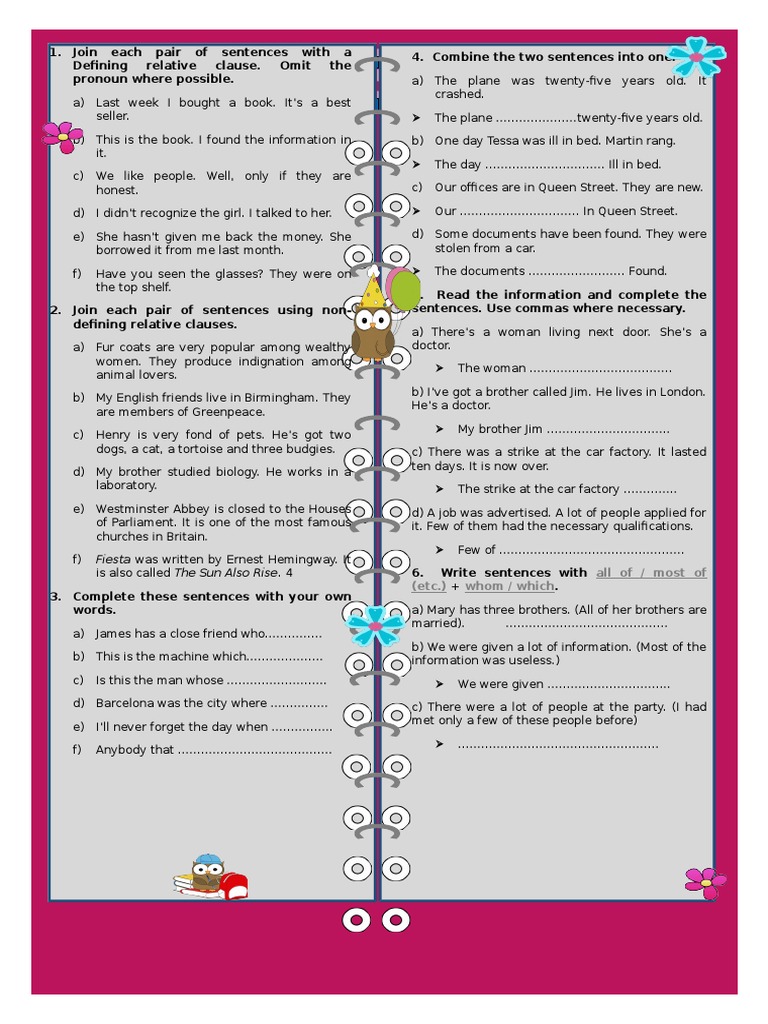 Relative Clauses Chadelel | PDF | Language Mechanics | Linguistic Typology