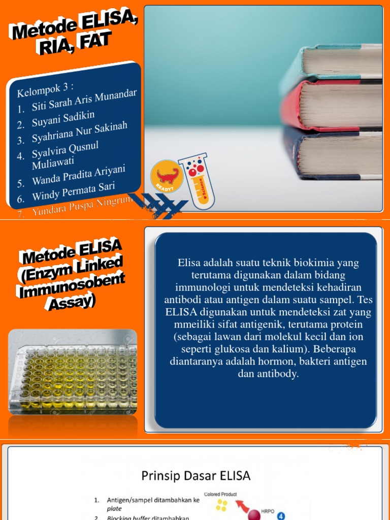 Metode ELISA, RIA, FAT | PDF | Sains & Matematika