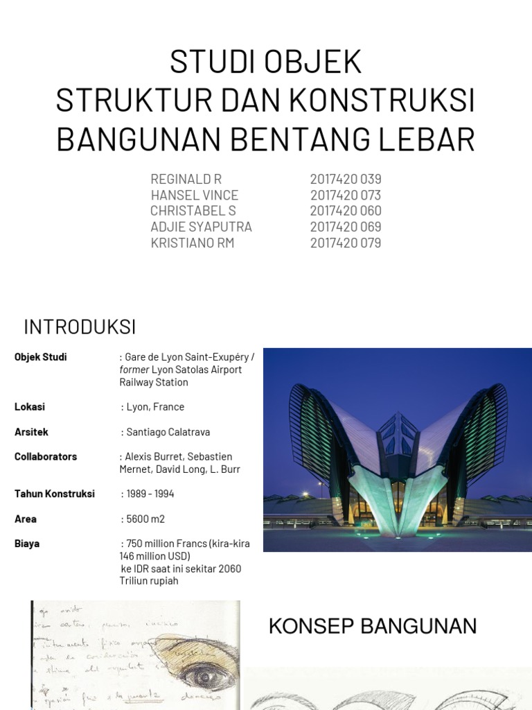 SKBBL - Studi Struktur Lyon Satolas TGV | PDF