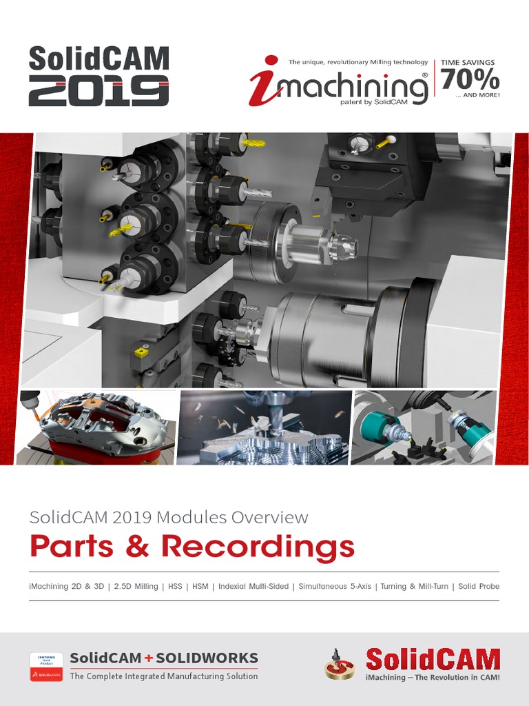 SolidCAM 2019 Modules Overview | PDF | Machining | Drilling