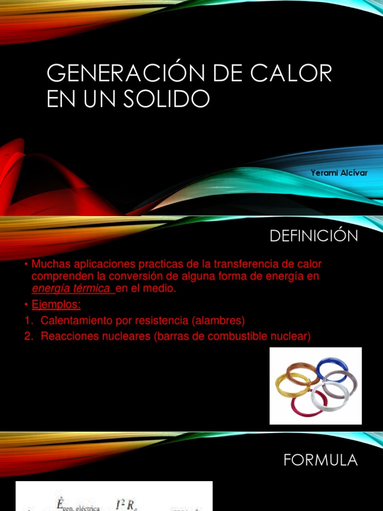 Generación de Calor en Un Solido | PDF