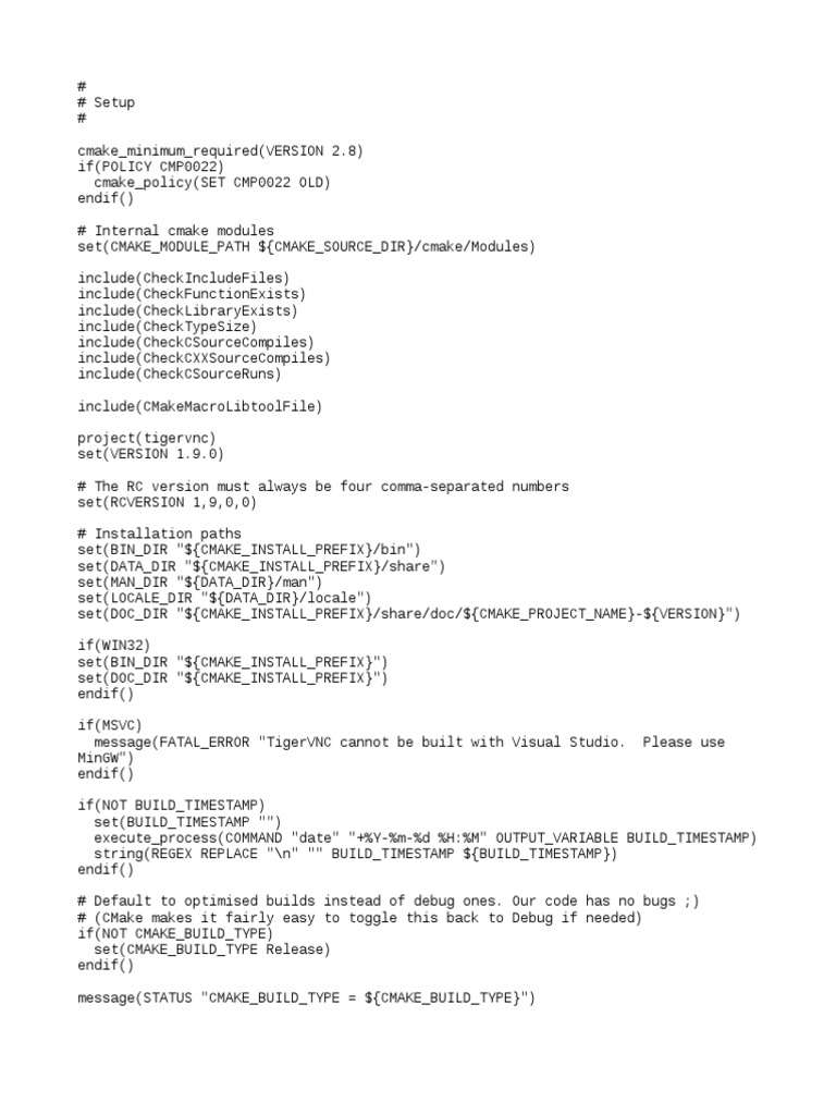 CMake Lists | PDF | Software Engineering | Areas Of Computer Science