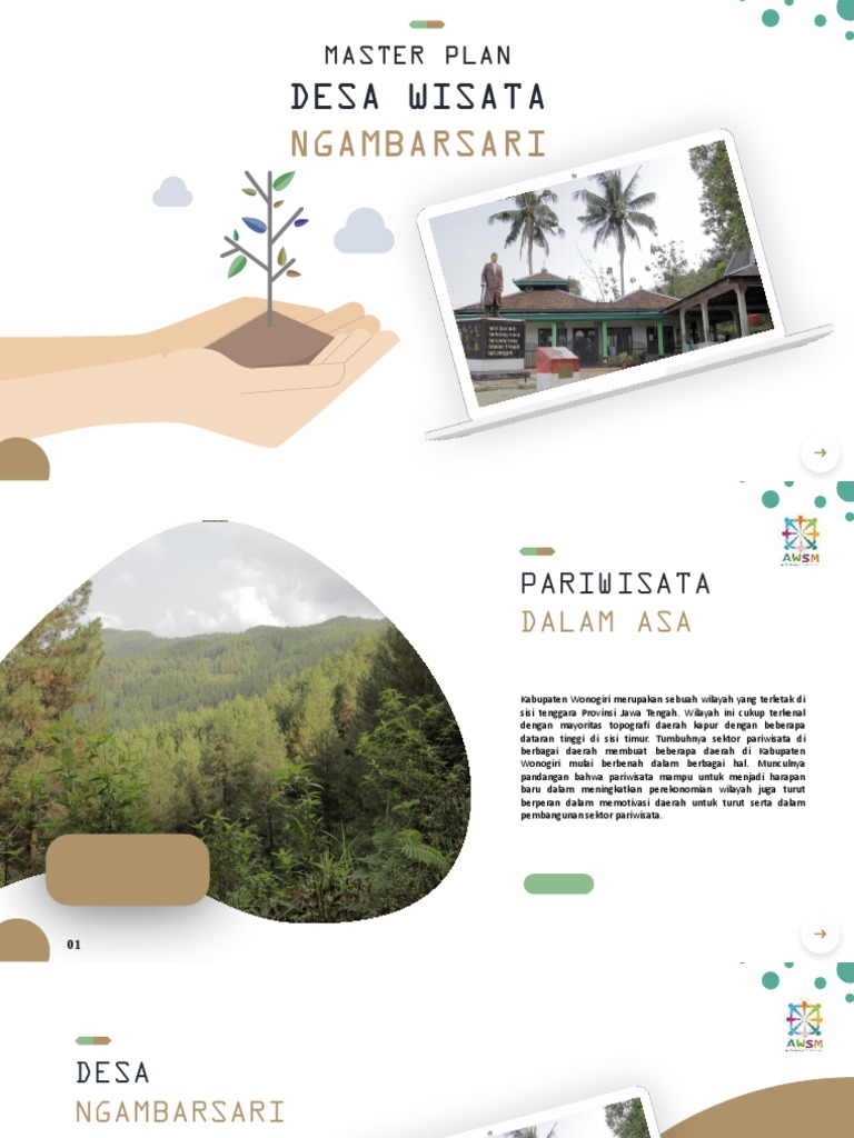 Master Plan Desa Wisata Ngambarsari PDF | PDF