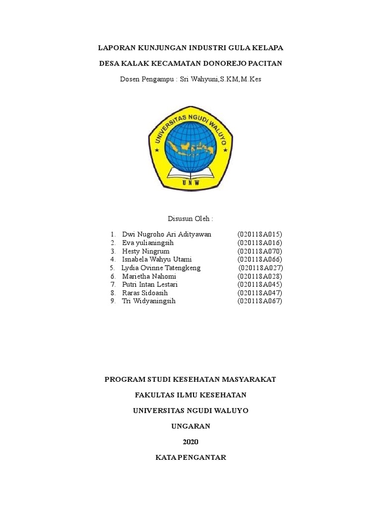 Laporan KI Gula Kelapa | PDF