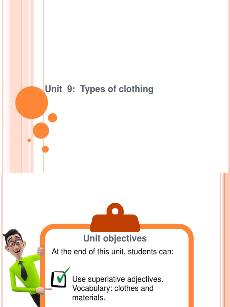 Clothes and Superlatives | PDF | Adjective | Peru