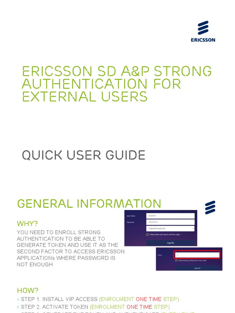 Strong Authentication Enrollment Quick Guide | PDF | Mobile App ...