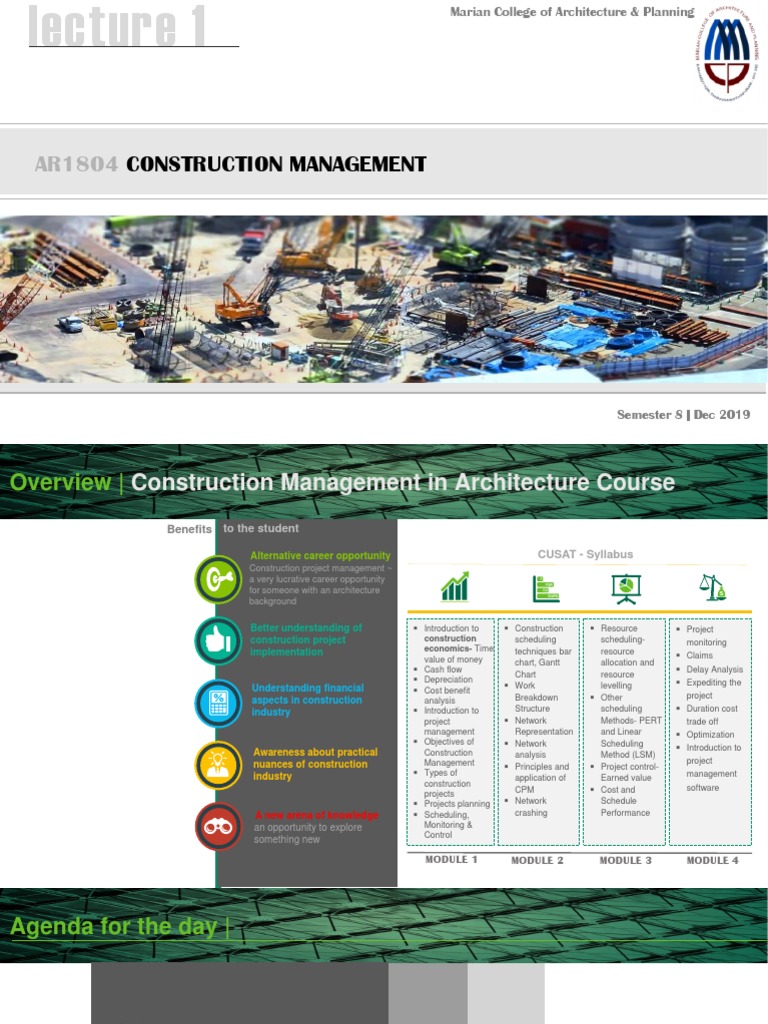Construction Management | PDF | Construction Management | Project ...