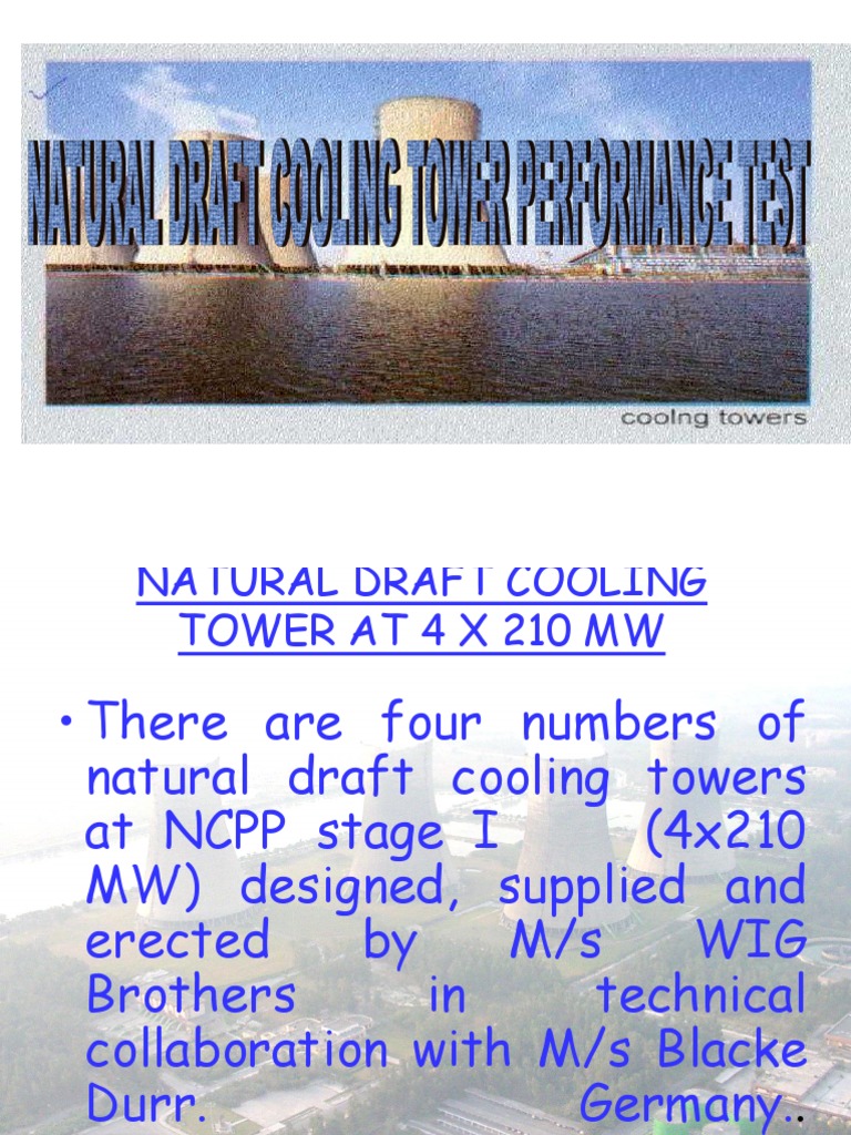 Cooling Tower Performance Testing Guide | PDF | Flow Measurement ...