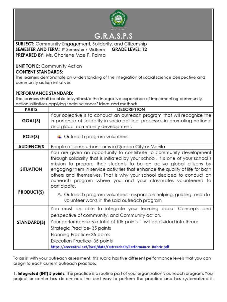 Grasps Cesc | PDF | Community | Learning