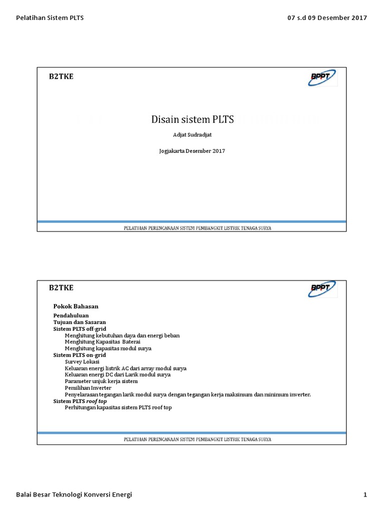 2 1 Desain Sistem Plts Pdf