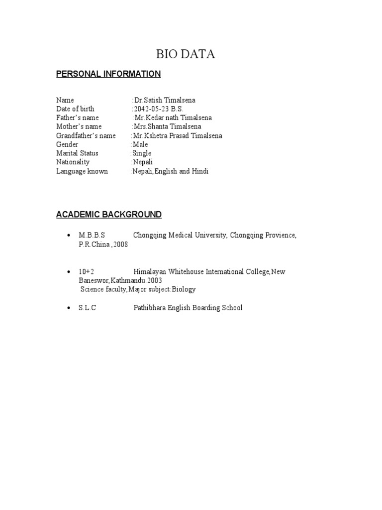 Dr. Satish Timalsena's Academic Profile | PDF | Social Science