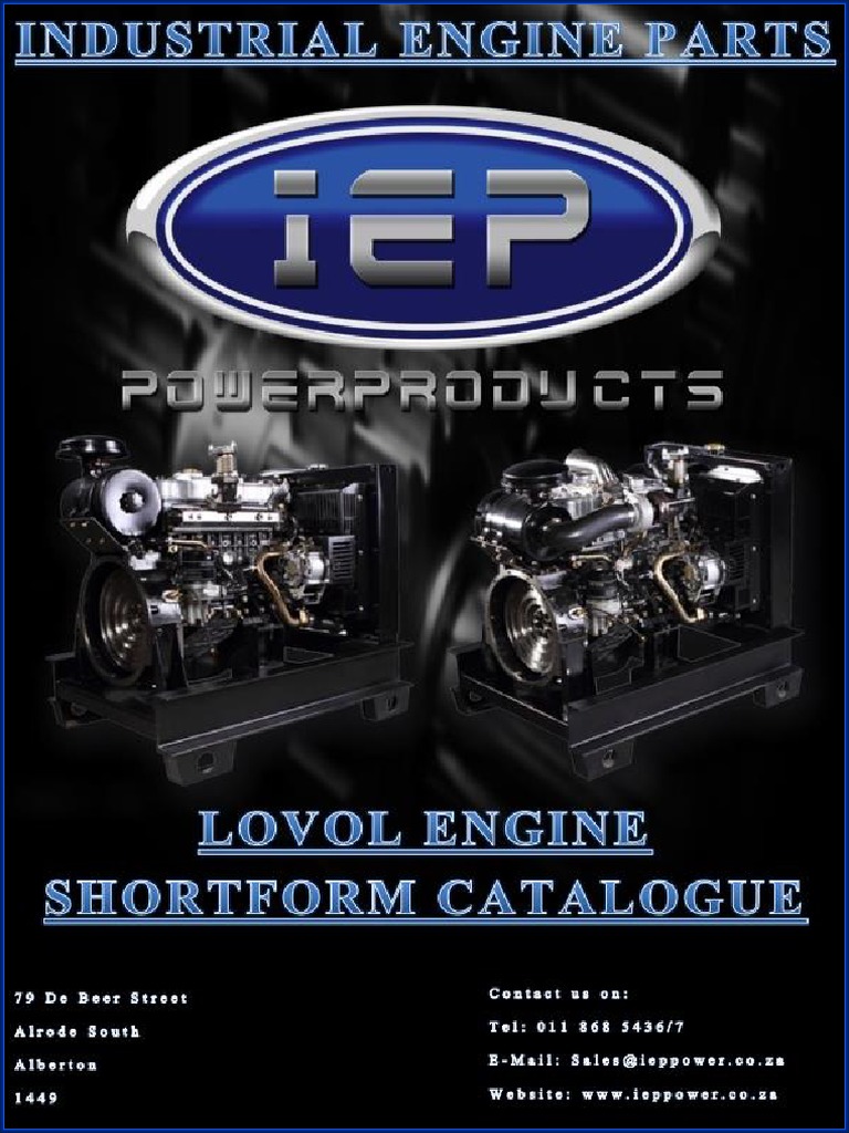 Lovol Engine Parts and Specifications | PDF | Turbocharger | Litre