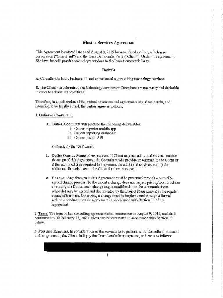 Shadow Contract | PDF