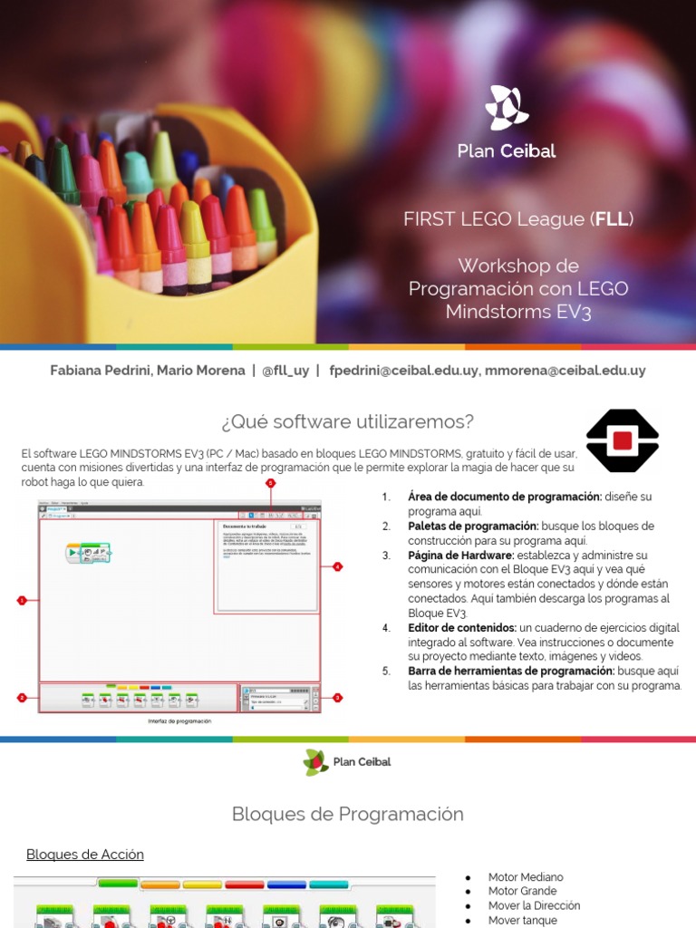Introduccion A Programacion Con Lego Mindstorm Ev3 PDF | PDF | Programa de computadora ...