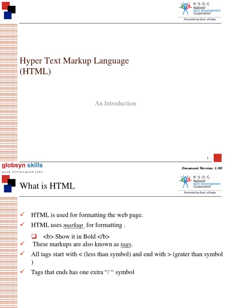 HTML - NT | PDF | Html Element | Html