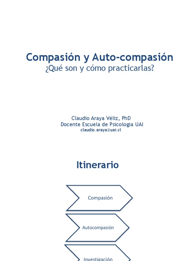 Compasion y Autocompasión-Compartible | PDF | Depresión (estado de ...