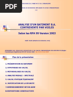 Calcul des structures selon RPA 2024 | PDF | Béton armé | Matériaux de ...