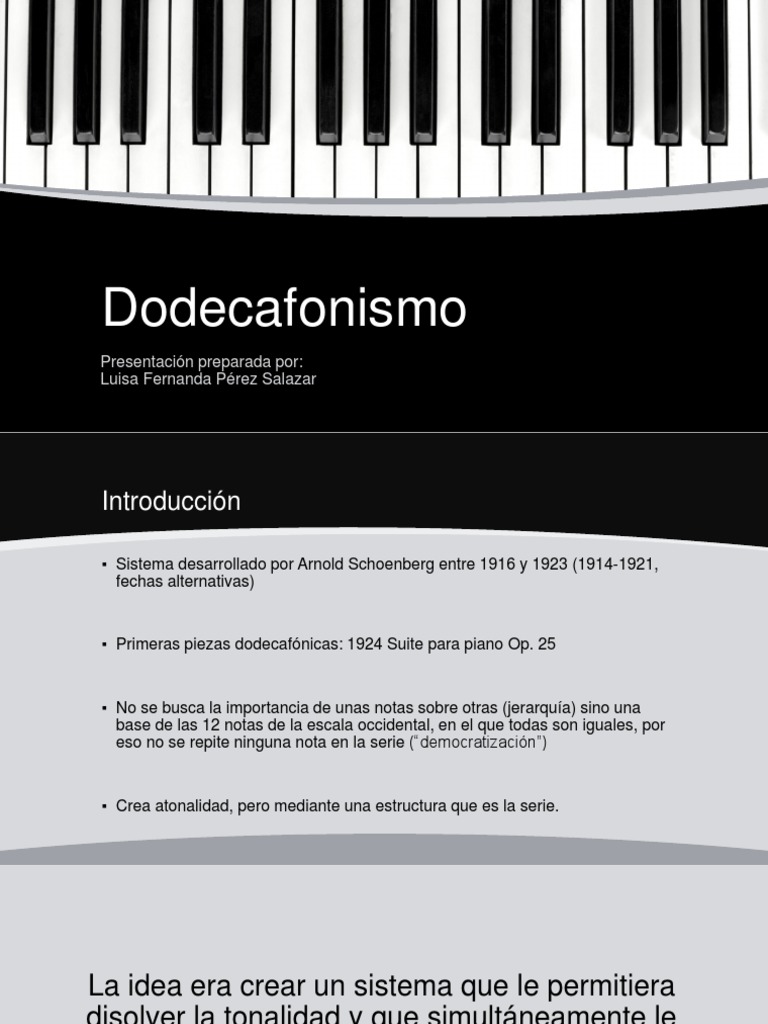 Dodecafonismo | PDF | Acorde (Música) | Armonía