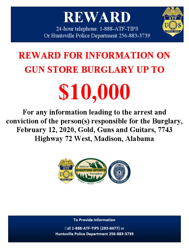Atf FFL Theft Poster GGG