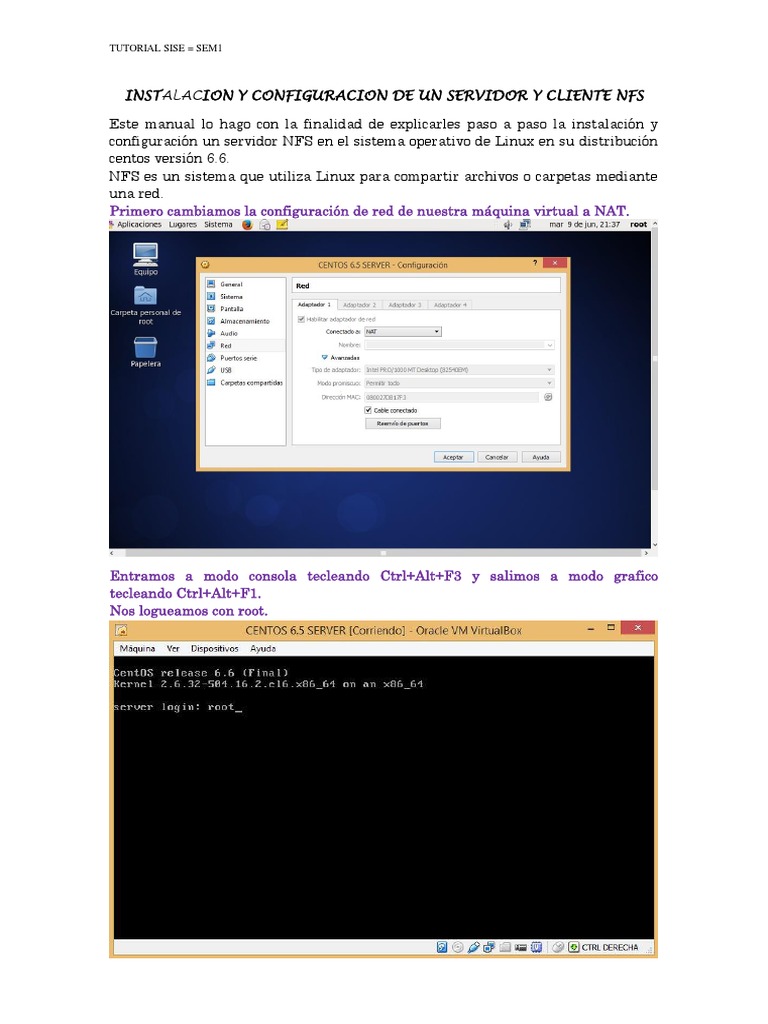 NFS | PDF | Dirección IP | Archivo de computadora