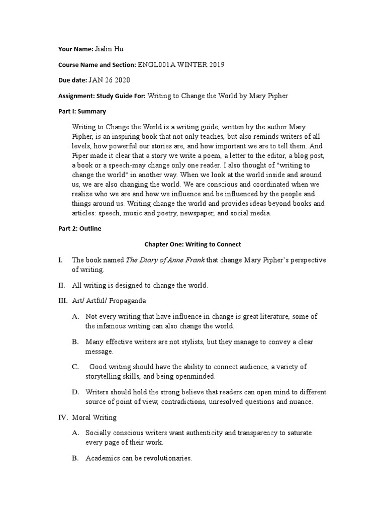 Week 3 Study Guide Collaboration | PDF | Writers | Writing