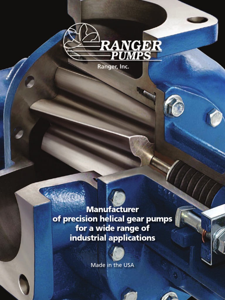 Ranger Pumps Brochure | PDF | Bearing (Mechanical) | Pump